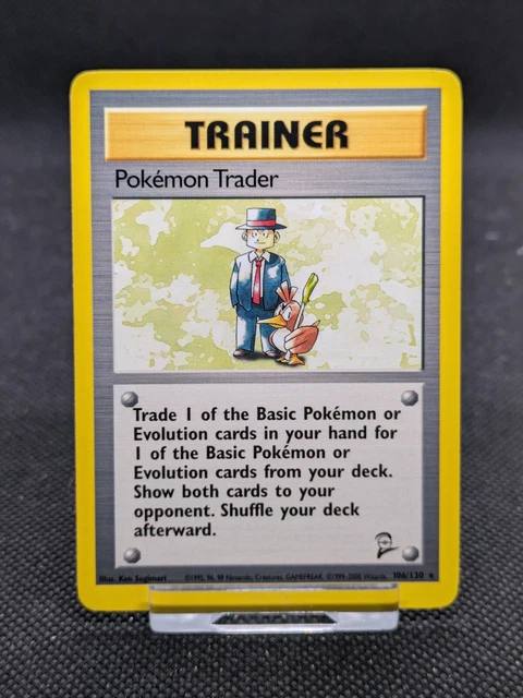 POKÉMON TRADER RARE Dresseur Carte Pokémon 106/130 Set de Base 2 WOTC Neuf dans Neuf EUR 7,68 ...