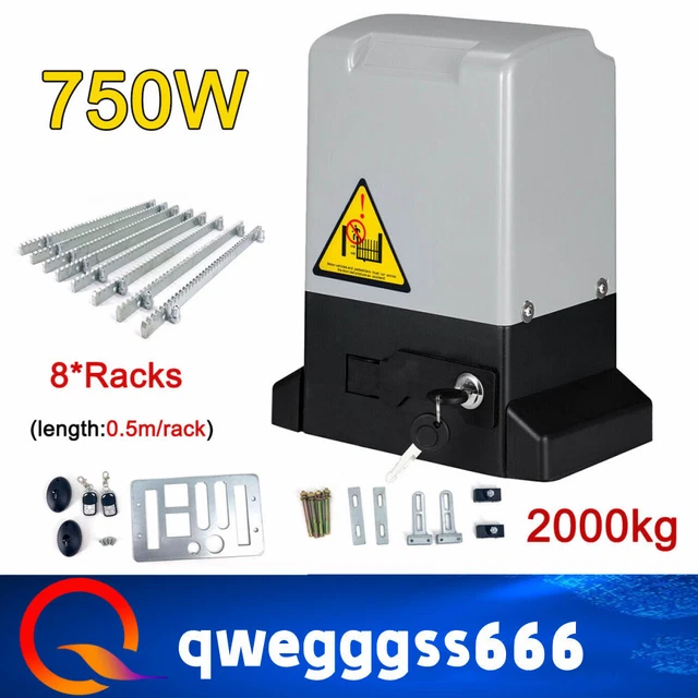 AUTOMATIC SLIDING GATE Opener Rack Drive Electric Motor Driveway 4400 ...