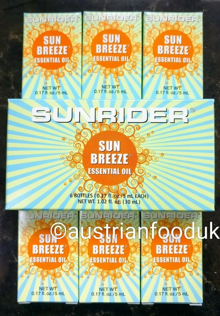 6X SUNBREEZE BY Sunrider. Essential Oil - 5ml Massage Sun Breeze. NEW ...