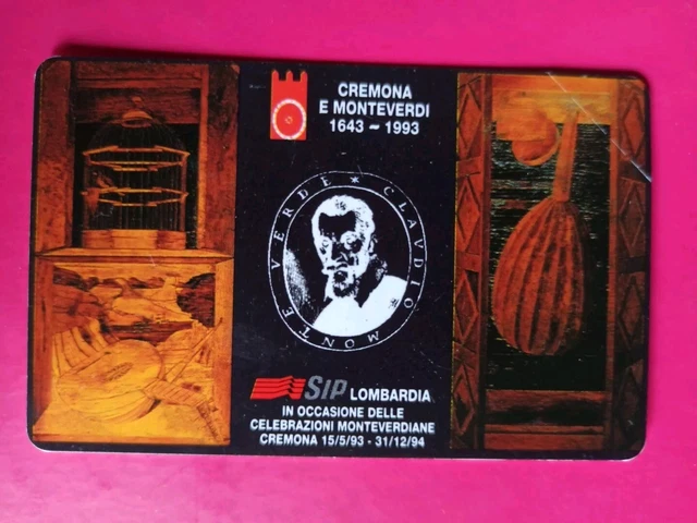 SCHEDE TELEFONICHE SIP italy Scheda 264 Cremona Monteverdi 10.000 Lire Nuova EUR 9,99 - PicClick IT