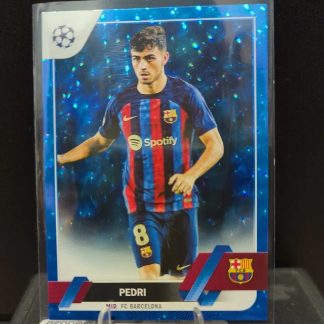 2022-23 TOPPS COMPETIZIONE UEFA per club Pedri Blue Ice /99 #136 FC ...