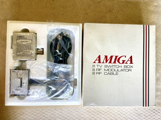 VINTAGE COMMODORE AMIGA 1000 RF Modulator In OEM Box $59.00 - PicClick