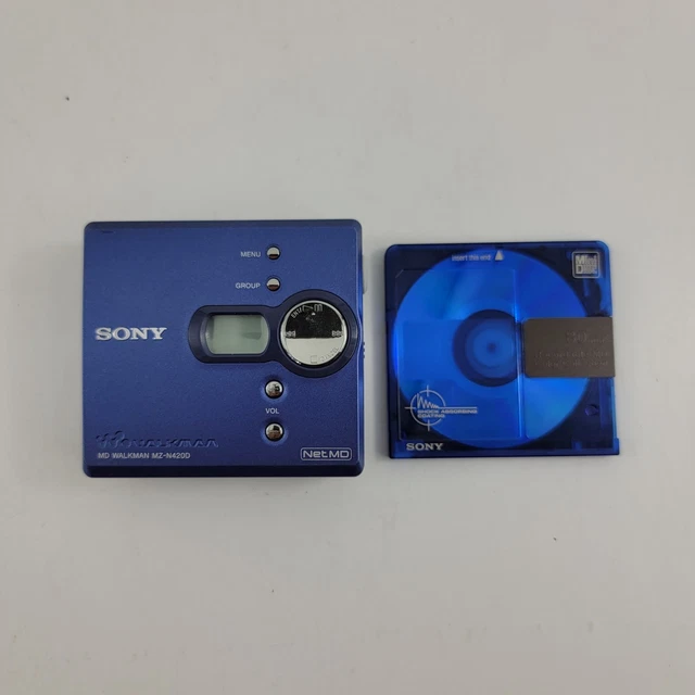 VINTAGE SONY MZ-N420D Net MD Walkman Player MiniDisc Player Tested ...