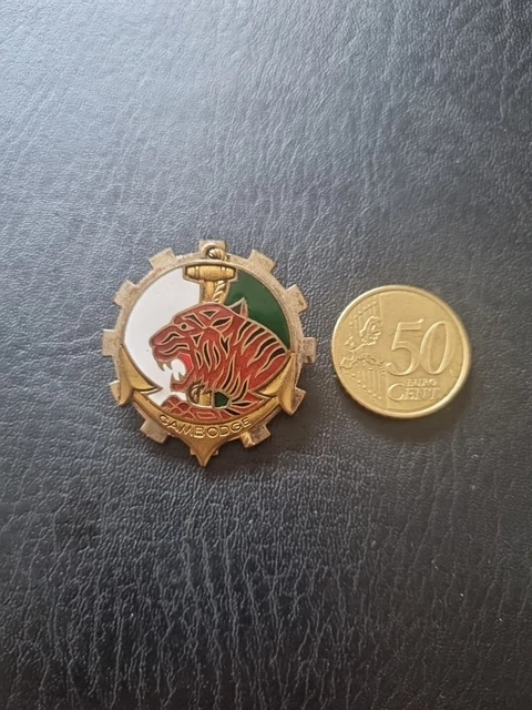 INSIGNE COLONIALE Indochine train du CAMBODGE. Arthus Bertrand EUR 50,00 - PicClick FR