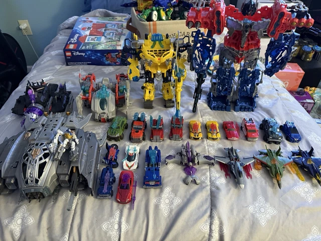 TRANSFORMERS PRIME CYBERVERSE Decepticon Autobot DOTM Ark Lot $200.00 ...