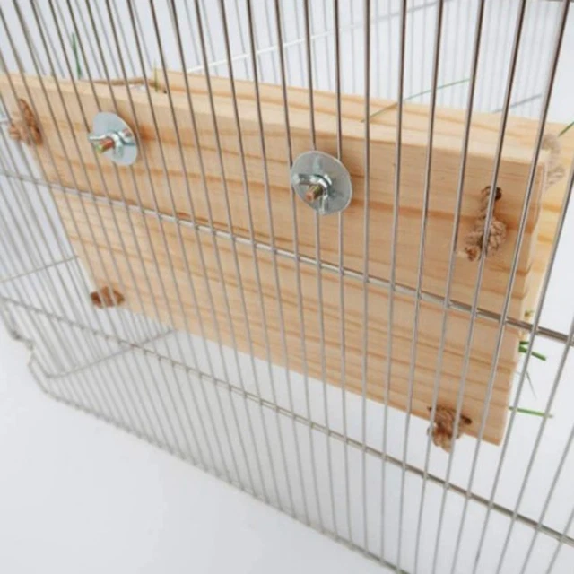 GRASS STAND FEEDING Hay Feeder Wood Bunny Small Pet Cage Food ...