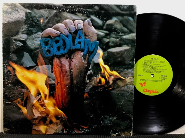 THE BEAST BEDLAM LP CHRYSALIS CHR 1048 STEREO 1973 Psych Rock EUR 44,72 - PicClick FR