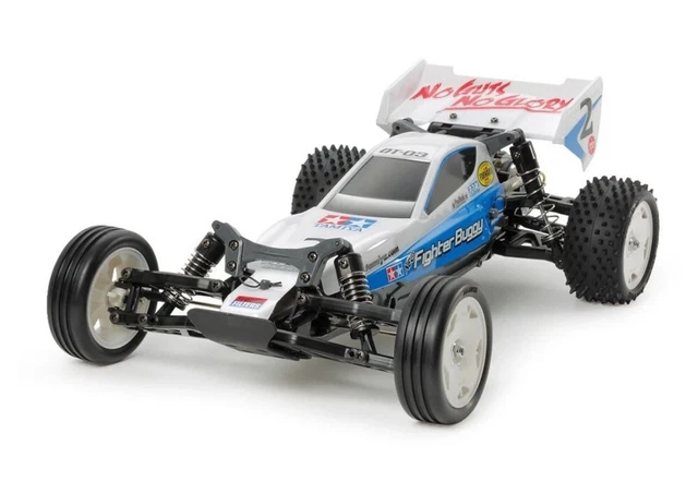 TAMIYA 58587 NEO Fighter Buggy DT-03 1/10 RC Car Kit – 2WD Model with ...