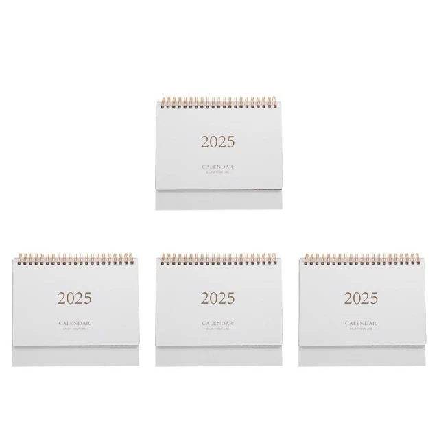 4 PACK CALENDAR Flip Chart Classroom Whiteboard 2025 Lightweight Office ...