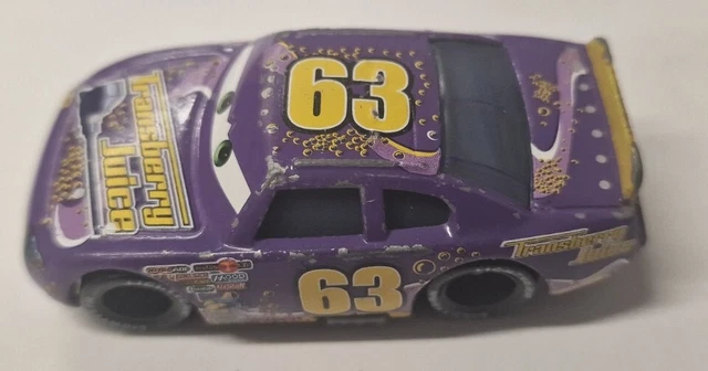 DISNEY PIXAR CARS LEE REVKINS #63 TRANSBERRY JUICE 1:55 Diecast £8.99 ...