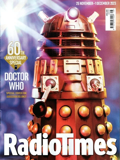 Radio Times 25th November Doctor Who 60th Anniversary Special