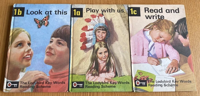 VINTAGE LADYBIRD BOOKS X 3 - Key Word Reading Scheme. 1a 1b 1c £2.49 - PicClick UK