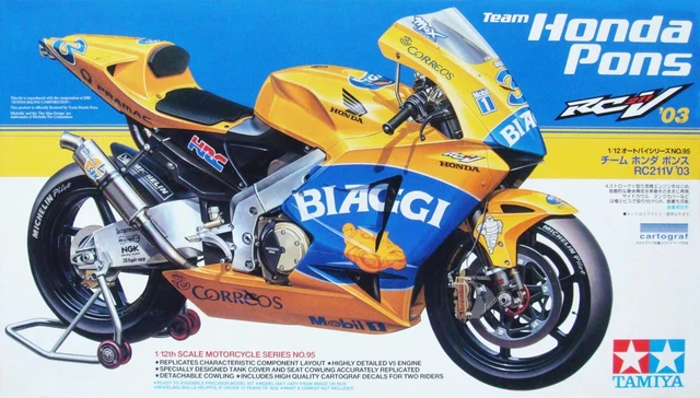 RARE KIT TAMIYA 1/12 Team Honda Ponce RC211V 2003 from Japan 5718 $274. ...