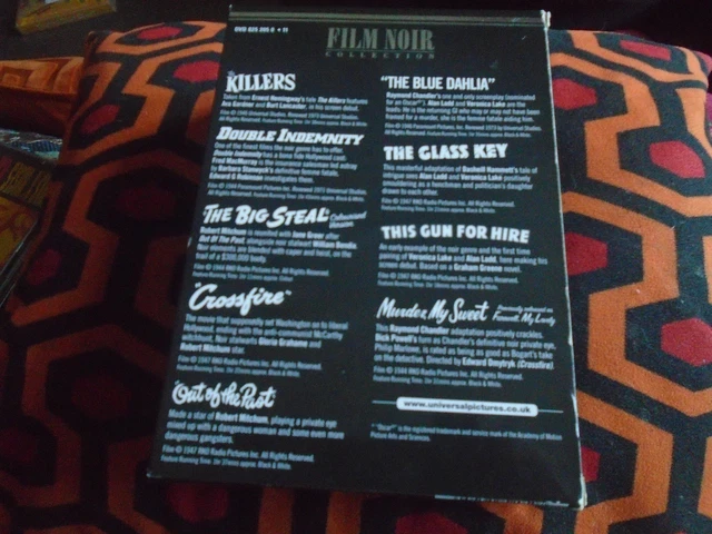 FILM NOIR COLLECTION (Box Set) (DVD, 2007) 8 disc set RARE £19.36 ...