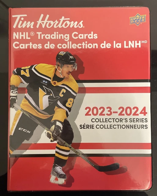 2023-2024 UD 🔥TIM HORTONS🔥 Collector's Series Limited Edition Binder ...