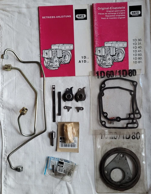 GEBRAUCHTE ERSATZTEILE HATZ Dieselmotor 1D60-1D80, Original ...