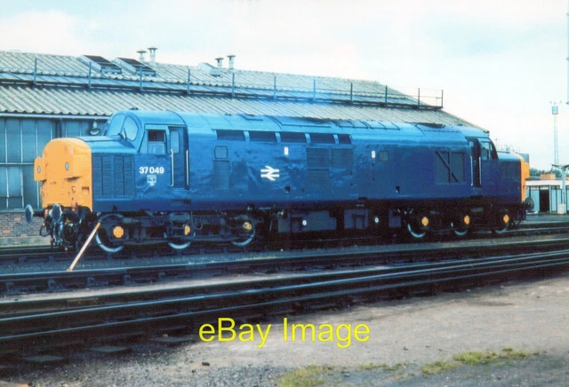 PHOTO RAILWAY 6X4 Class 37 37049 ex Works Stratford 30/6/84 £2.00 ...