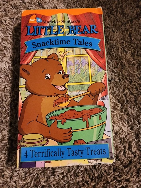 RARE LITTLE BEAR Snacktime Tales VHS Nick Jr Nickelodeon Video Movie TV ...