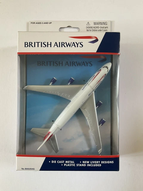 BRITISH AIRWAYS BOEING 747-400 DIECAST toy aeroplane jumbo jet Model ...