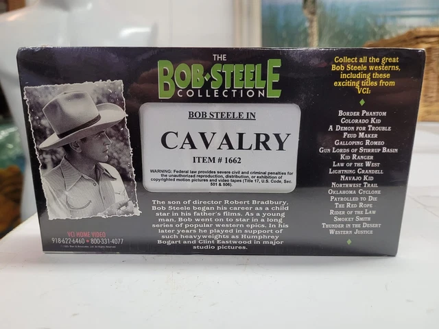 THE BOB STEELE collection Western Classics VHS FACTORY SEALED / r4 t6 £ ...