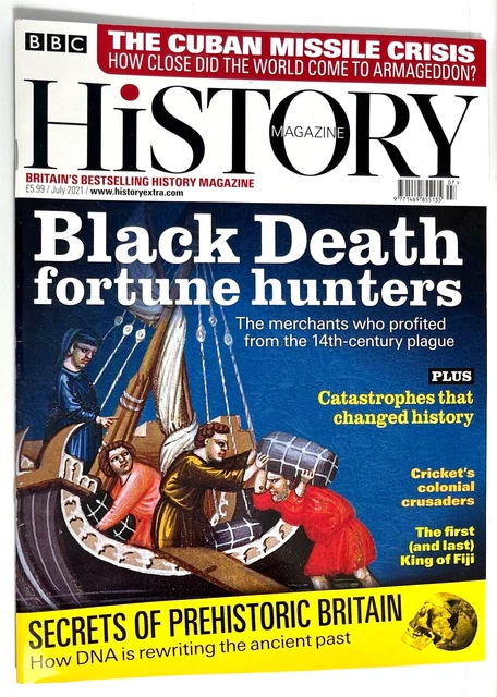 Bbc History Magazine Black Death Fortune Hunters Cuban Missile July