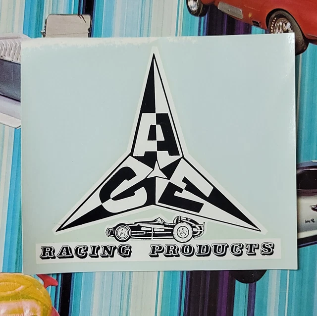 ORIGINAL VINTAGE CAE Racing Products water Decal auto Midget Sprint Car ...