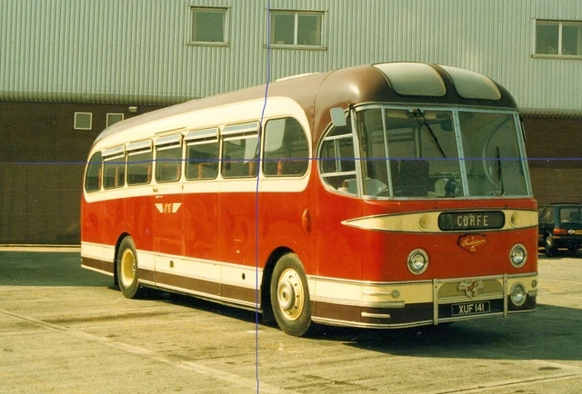 COLOUR BUS PHOTO Southdown Leyland Tiger Cub Photograph Xuf141 Picture ...