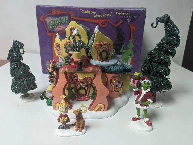 DEPARTMENT 56 CINDY Lou Who's House The Grinch Christmas Village House ...
