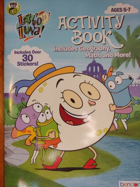 PBS KIDS: LET'S Go Luna! Activity Book-Stickers, Geography, Math & More ...