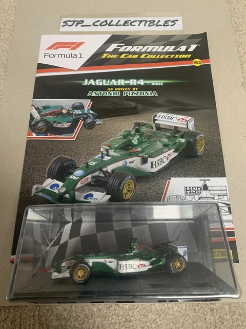 F1 CAR COLLECTION Issue 193 2003 Jaguar R4 Antonio Pizzonia £14.50 ...