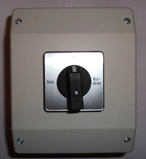 NOTSTROMUMSCHALTER LASTUMSCHALTER NOTSTROM Sontheimer AP 32A 63A EUR ...