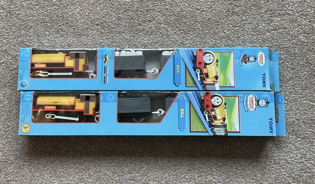 THOMAS THE TANK engine trackmaster Bill And Ben In Boxes Rare £140.00 ...