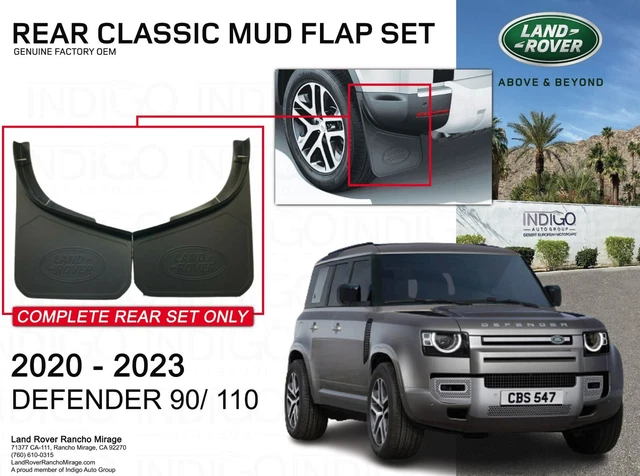GENUINE LAND ROVER Defender 2020-2024 Rear Classic Mud Flap Set ...