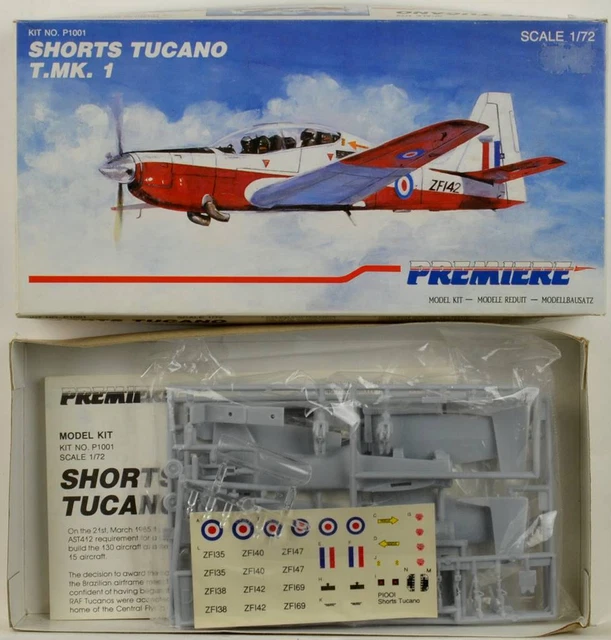 SHORTS TUCANO T.MK.1 1/72 model kit PREMIERE P1001 EUR 19,00 - PicClick DE
