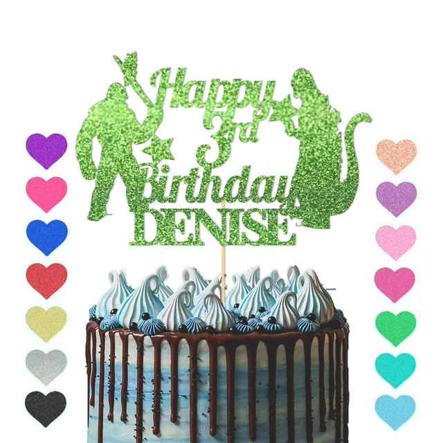 GODZILLA V KING Kong Cake Topper Personalised Birthday Cake Decor Party ...