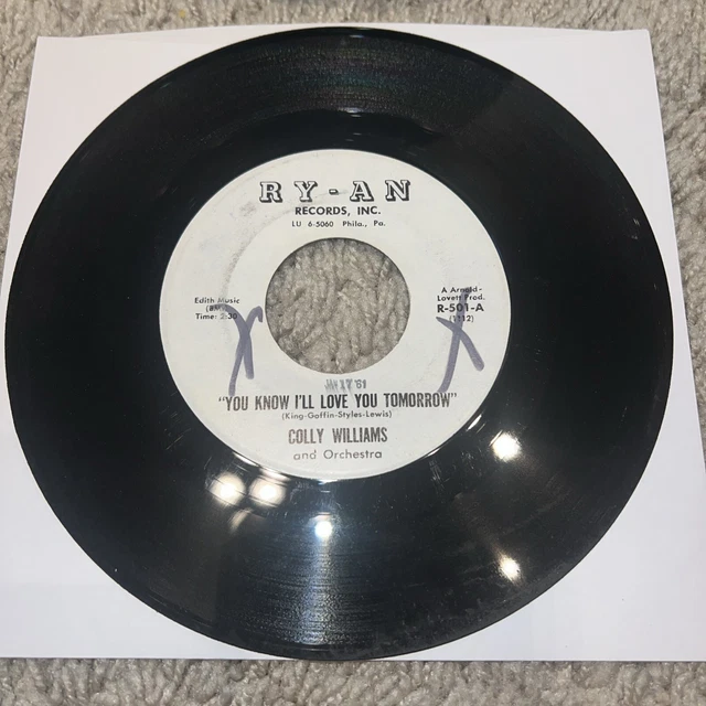 COLLY WILLIAMS - You Know I'll Love You Tomorrow / Oh What A Love 45 ...