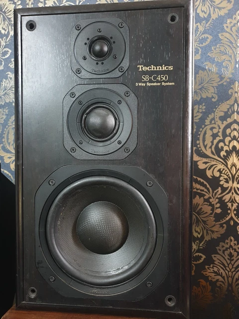 TECHNICS SB-C450 VINTAGE bookshelf Speakers £150.00 - PicClick UK