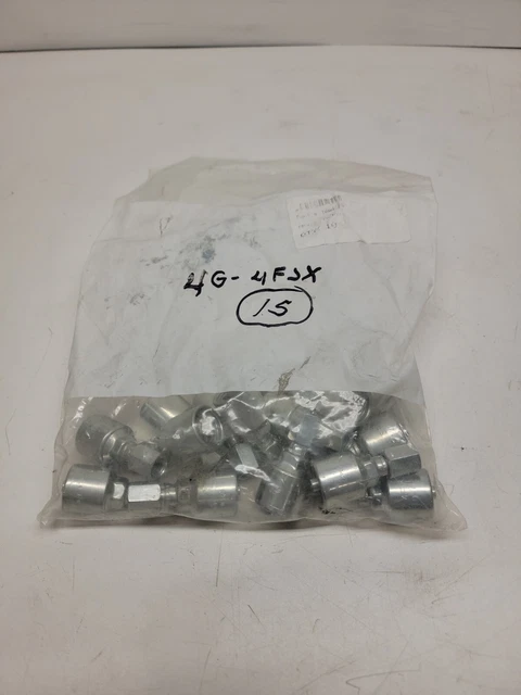 LOT OF 15 4g-4fjx Hydraulic Hose Fitting, PartNo G251700404, by Gates ...