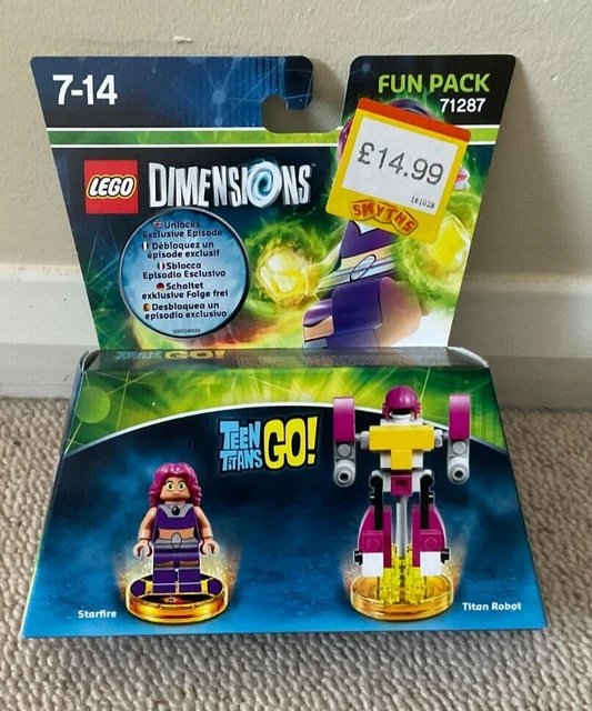 LEGO DIMENSIONS TEEN Titans Go Starfire 71287. New Sealed Set. *Sticker ...