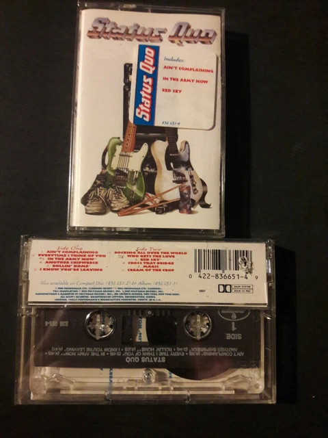 STATUS QUO ULTRA rare MC from USA 1989 - 12 Tracks Ain´t complaining In ...
