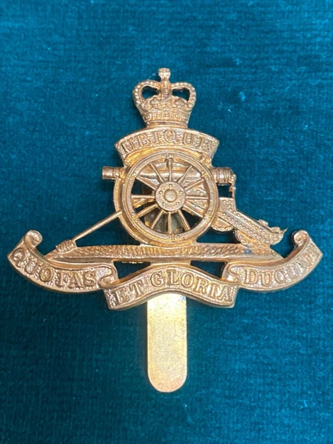 ROYAL ARTILLERY REGIMENT Cap Badge with Slider £11.99 - PicClick UK