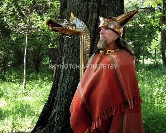 WAR HORN FULL Brass Medieval Knight Celtic Deskford Carnyx Fully ...