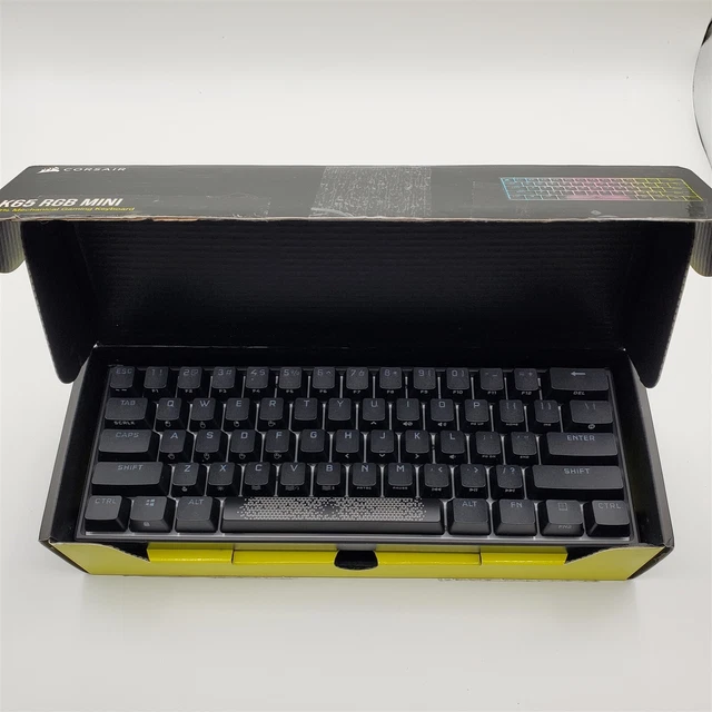 CORSAIR K65 RGB MINI 60% Mechanical Gaming Keyboard (CHERRY MX Speed ...