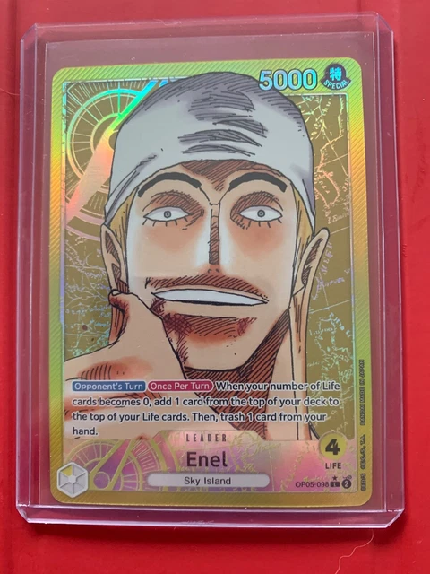 ONE PIECE CARD Game Awakening of the New Era Enel OP05-098 Alt Art ... ONE PIECE CARD Game Awakening of the New Era Enel OP05-098 Alt Art ...