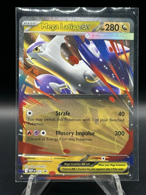 MEGA LATIAS EX ME011 Mega Evolution Black Star Promo Pokemon TCG ...