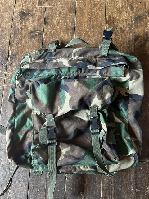USGI ARMY COMBAT Patrol Pack Backpack M81 Woodland Camo £35.00 ...