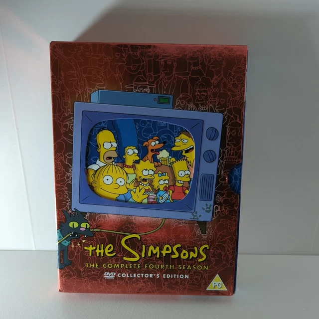 THE SIMPSONS: THE Complete Fourth Season (DVD, sealed RARE RED MISPRINT ...
