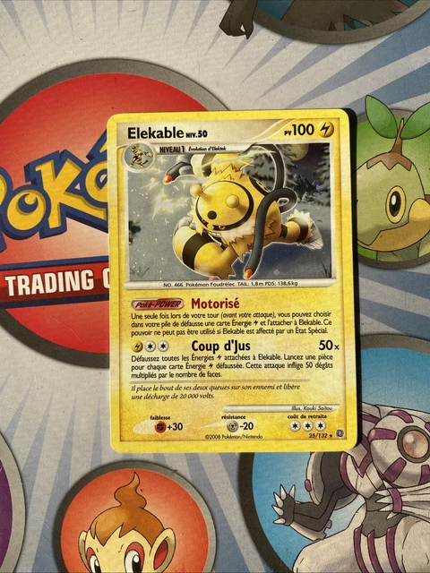 CARTE POKÉMON ELEKABLE Holo n50 25/132 EUR 6,50 - PicClick FR
