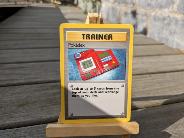 TRAINER POKEDEX POKEMON Karte / Card - Base Set EUR 1,59 - PicClick DE