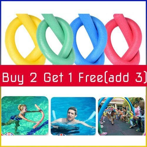 4 X SWIMMING Pool Noodle Float Aid Woggle Fun Long Foam Craft Flexible ...